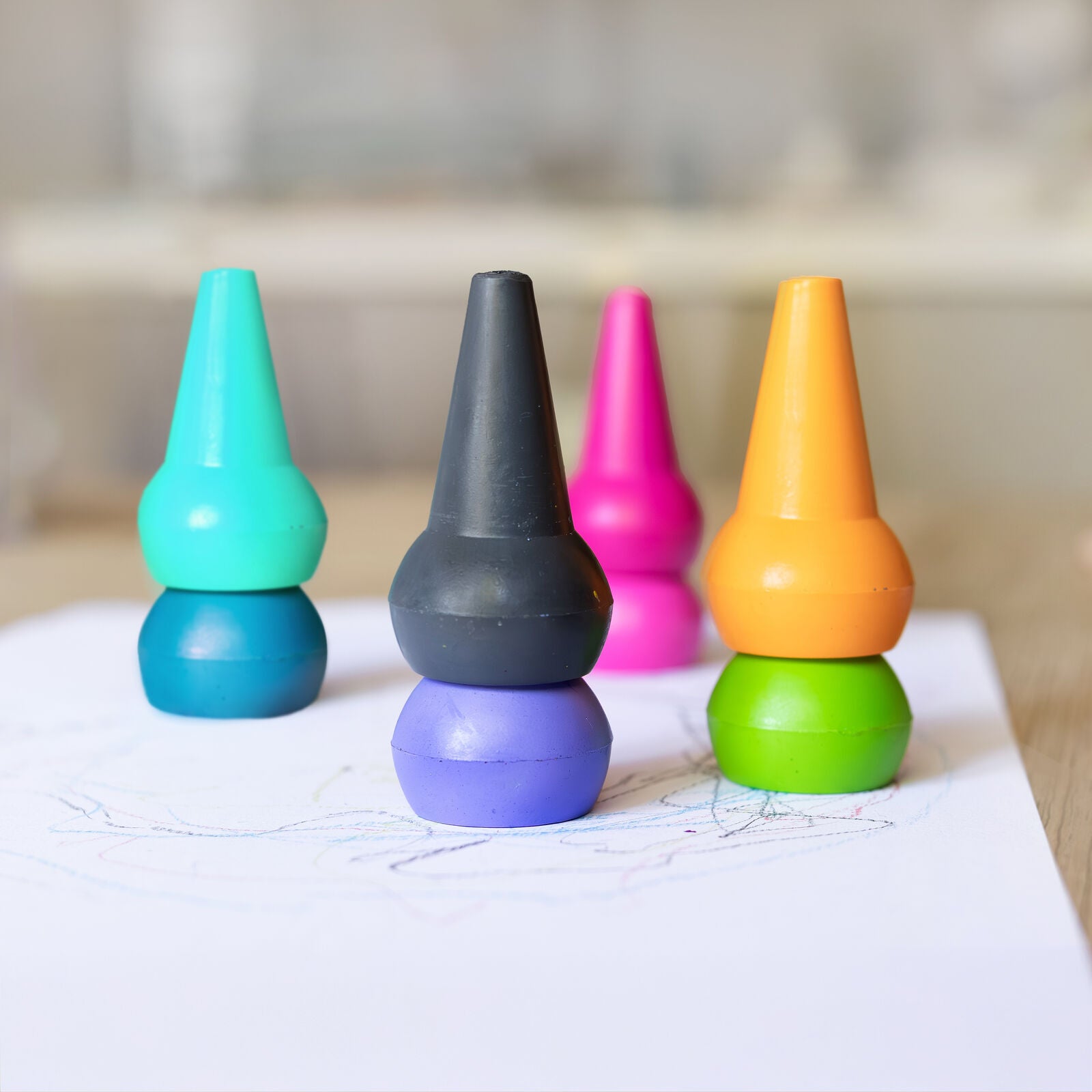 Tiger Tribe - Stackable Crayons 8 piece Candy Colours | Little Wishes ...