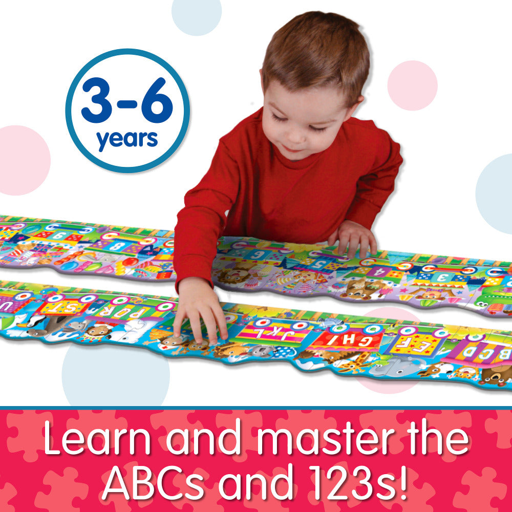 The Learning Journey - Puzzle Doubles! ABC & 123 Trains | Little Wishes ...