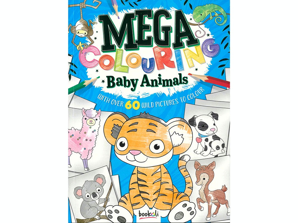 Mega Colouring Book Baby Animal | Little Wishes Toys & Gifts